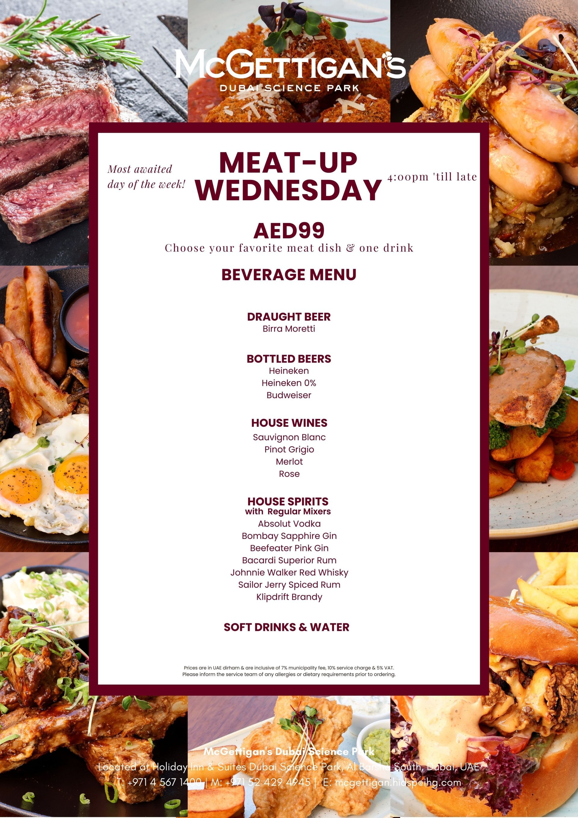 Menus - McGettigan's Irish Pub - Live Sports Live Music & Irish Food