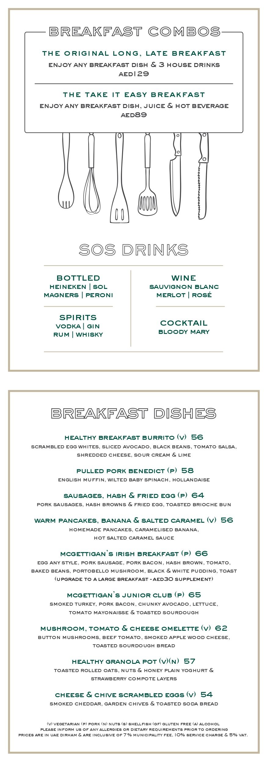 Menus - McGettigan's Irish Pub - Live Sports Live Music & Irish Food